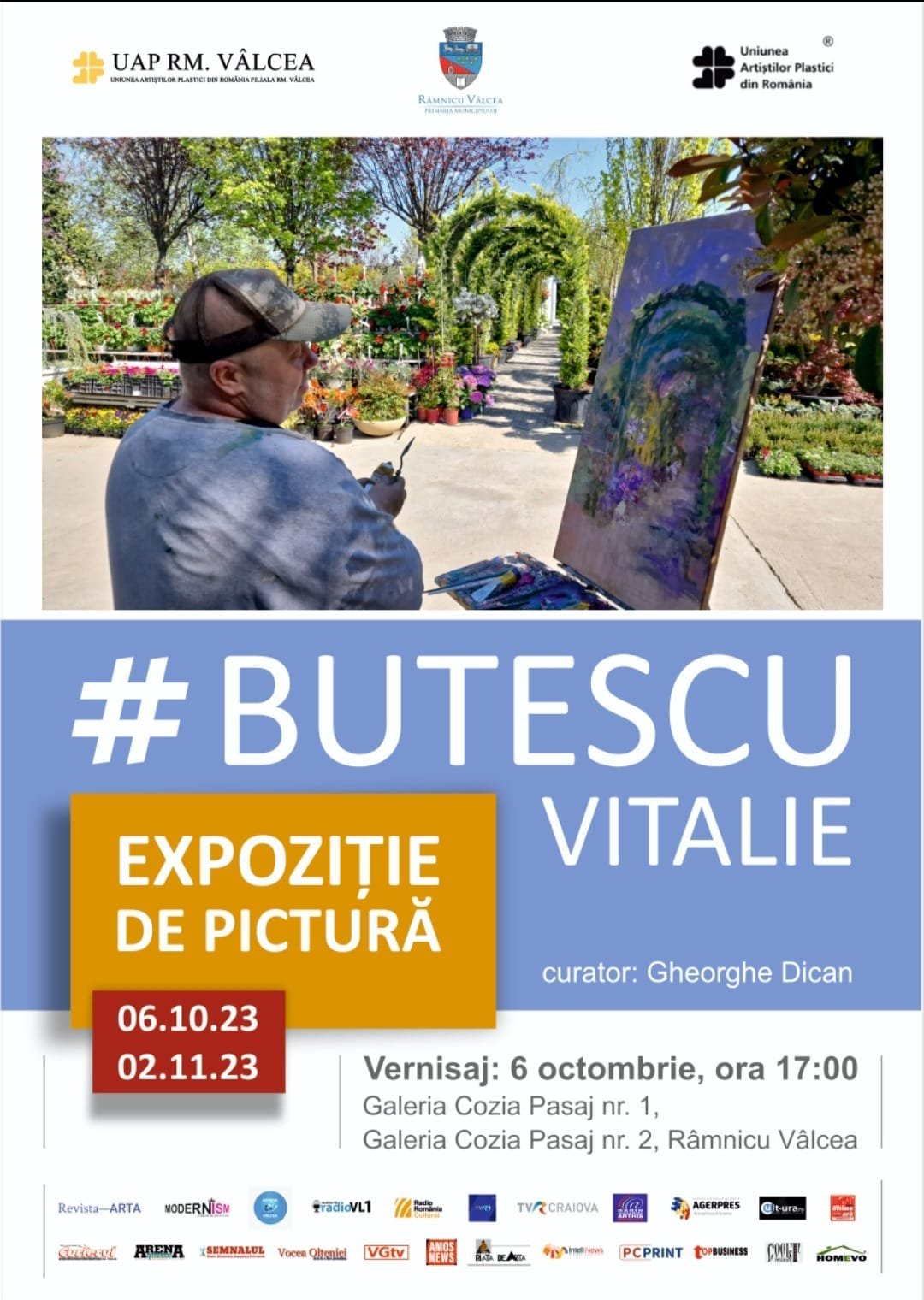 Vitalie Butescu – pictură @ Vâlcea | UAP